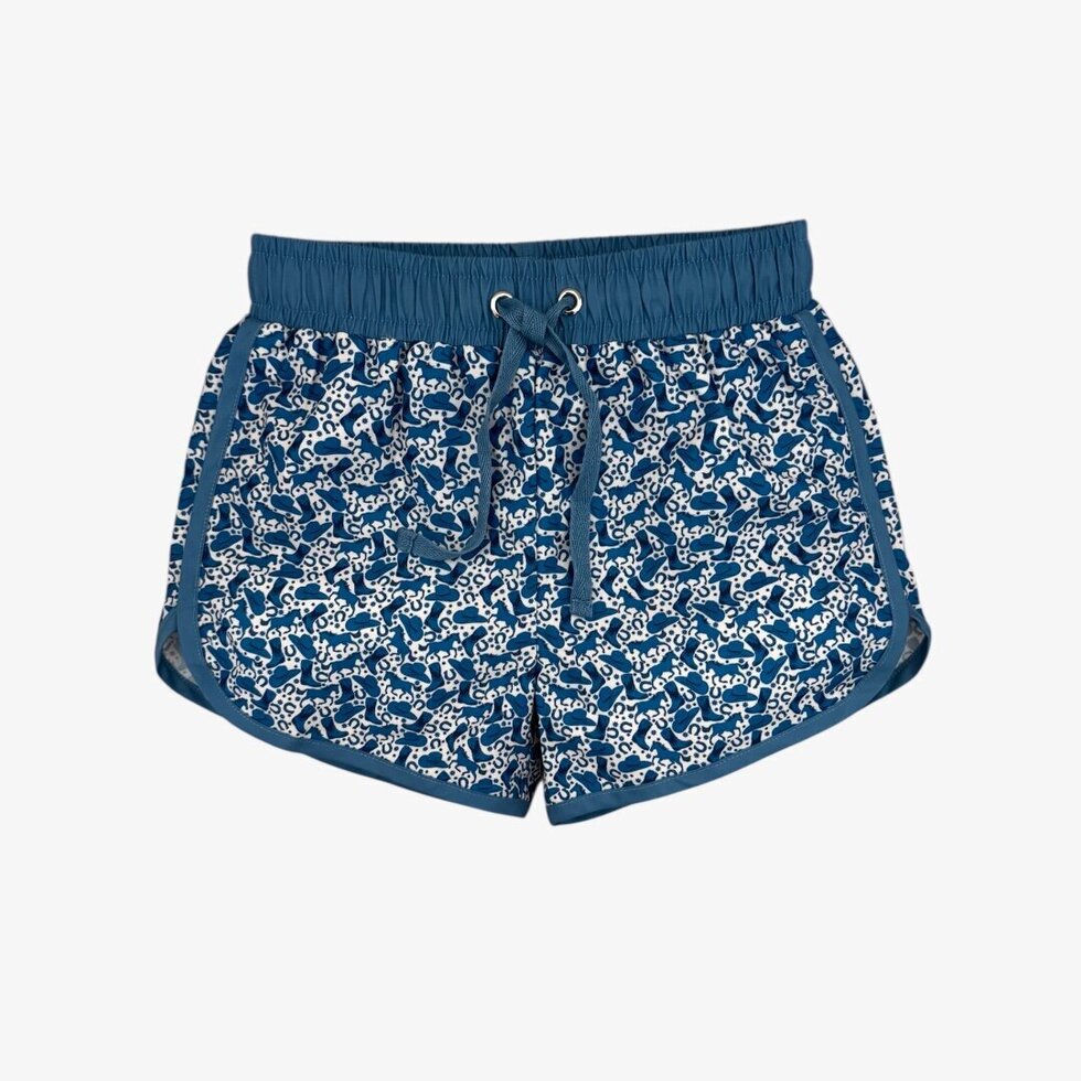 jackson swim shortie || seaside stampede (bluebonnet blue) – Velvet Fawn